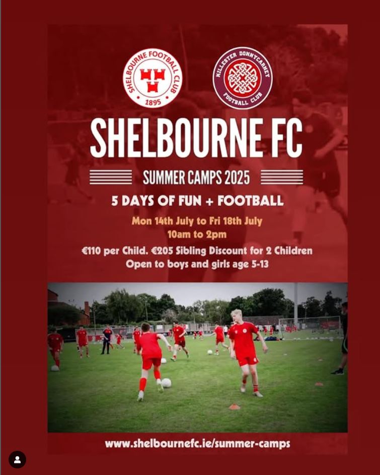 Shelbourne FC Summer Camps – Killester Donnycarney FC