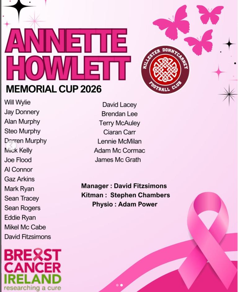 Annette Howlett Memorial Cup 2025 – Killester Donnycarney FC